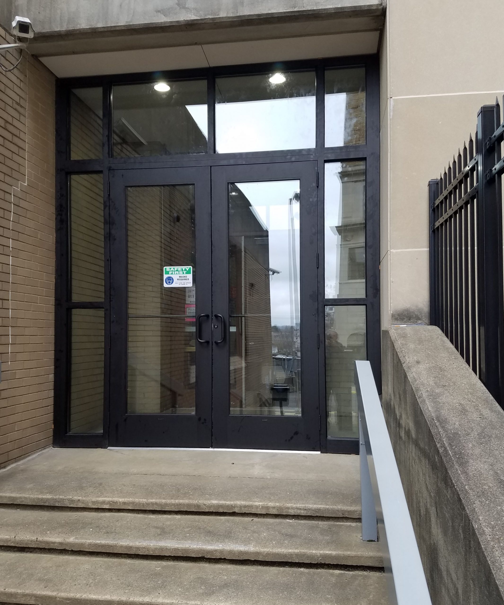 Harrison County Courthouse Entrance - George L. Wilson Door & Glass